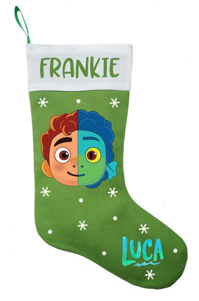 Luca Christmas Stocking, Personalized Luca Stocking, Luca Christmas Gi ...