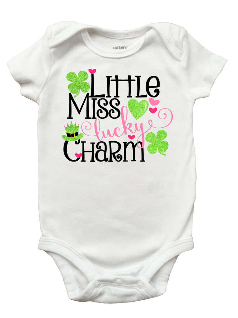 Little Miss Lucky Charm Children's T-Shirt, St. Patricks Day Shirt for ...