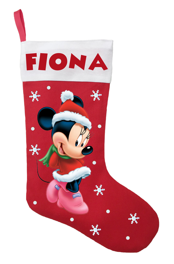 Minnie Mouse Christmas Stocking - Personalized and Hand Made Minnie Mo ...