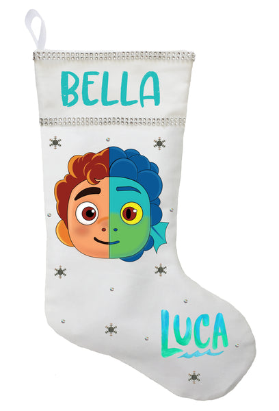 Luca Christmas Stocking, Personalized Luca Stocking, Luca Christmas Gi ...